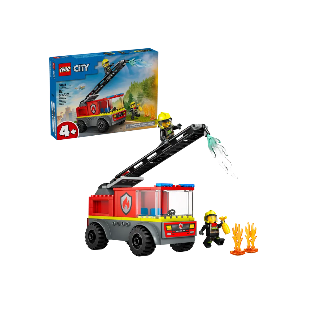 60463 - Camión de Bomberos con Escalera – Bricks Madrid